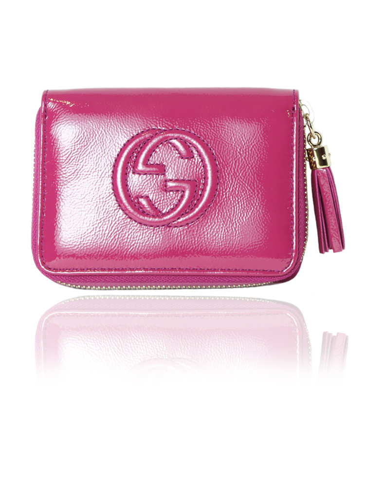 Pink Patent Leather Wallets | semashow.com